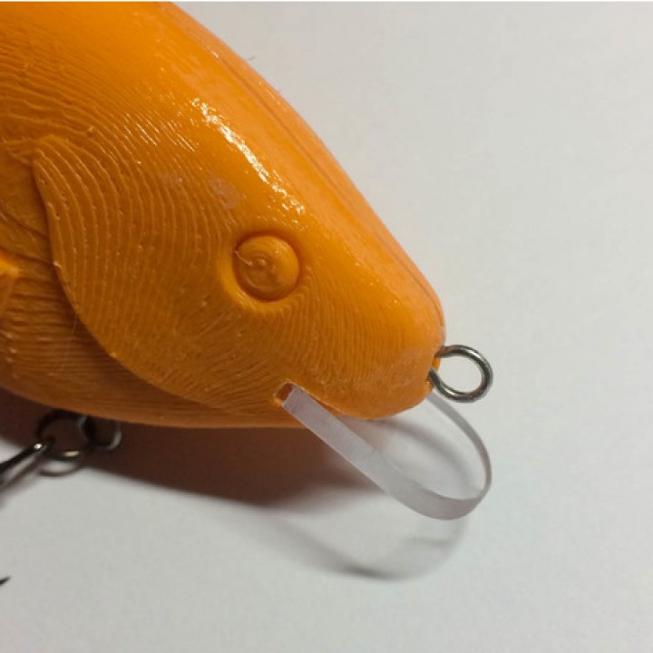 3D Printable Realistic Sunfish Jointed Swimbait Fishing Lure by Steve Thone