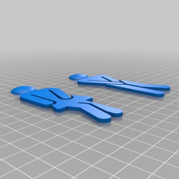3D Printable toiletsign by micha woodtli