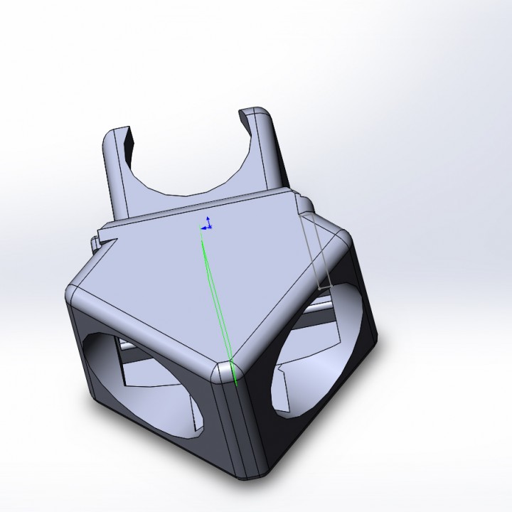 3D Printable Double cooling 3d-v5 for 30mm coolers. Summer version ...