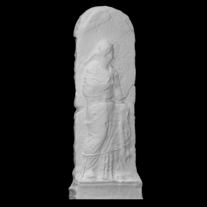 3D Printable Funerary stele by Scan The World