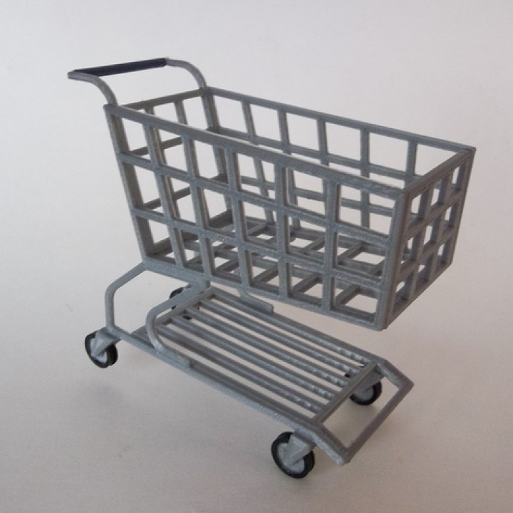 3D Printable Grocery Shopping Cart by Steve Thone