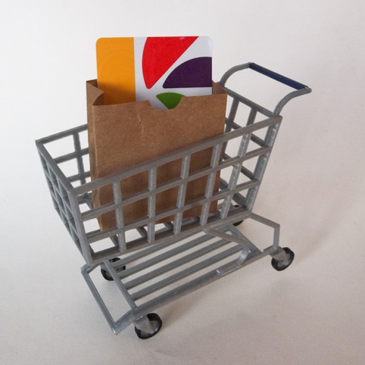 3D Printable Grocery Shopping Cart by Steve Thone