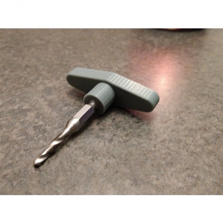 3D Printable Hex Bit Handle by Patrick Lambrecht
