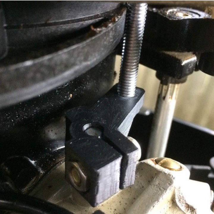 3D Printable Mercury Outboard Throttle Lever Part# 44425 by Steve Thone