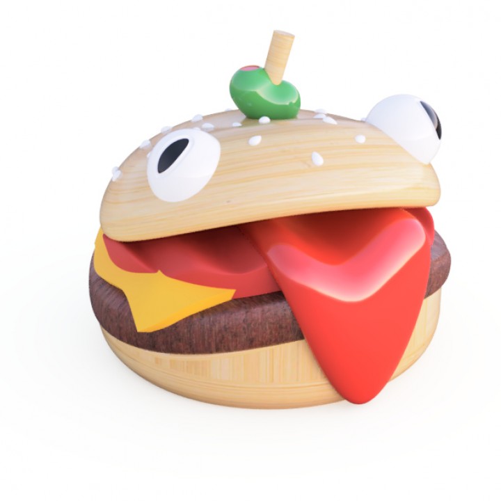 3D Printable Durr Burger by Chris Bobo