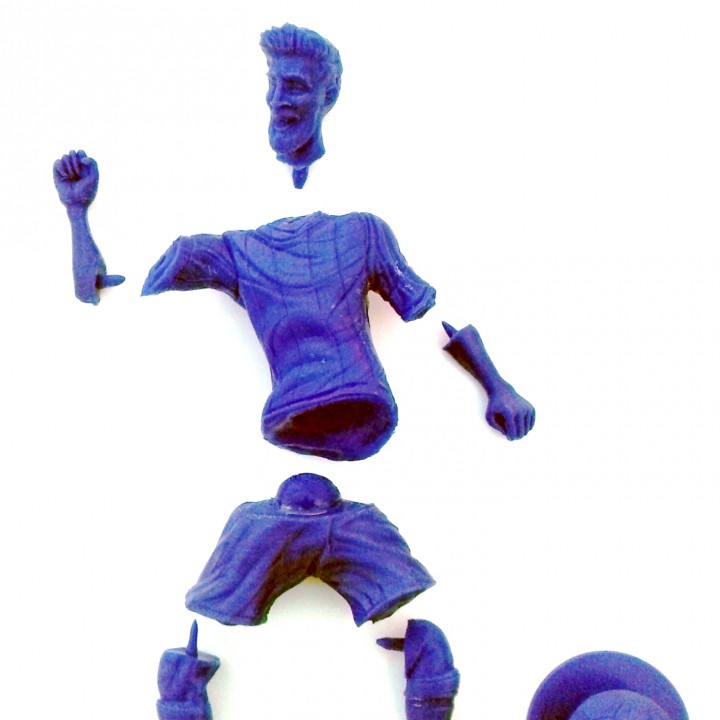 3D Printable Soccer Player by Richard Hanson