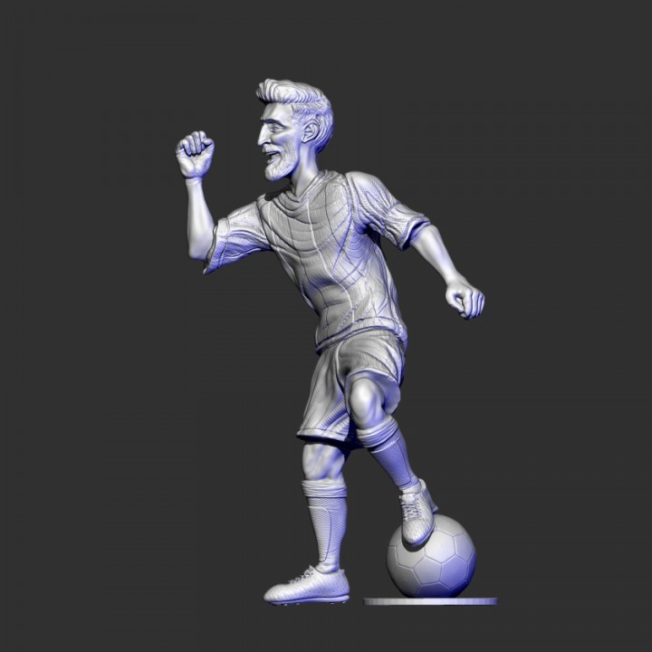 3D Printable Soccer Player by Richard Hanson