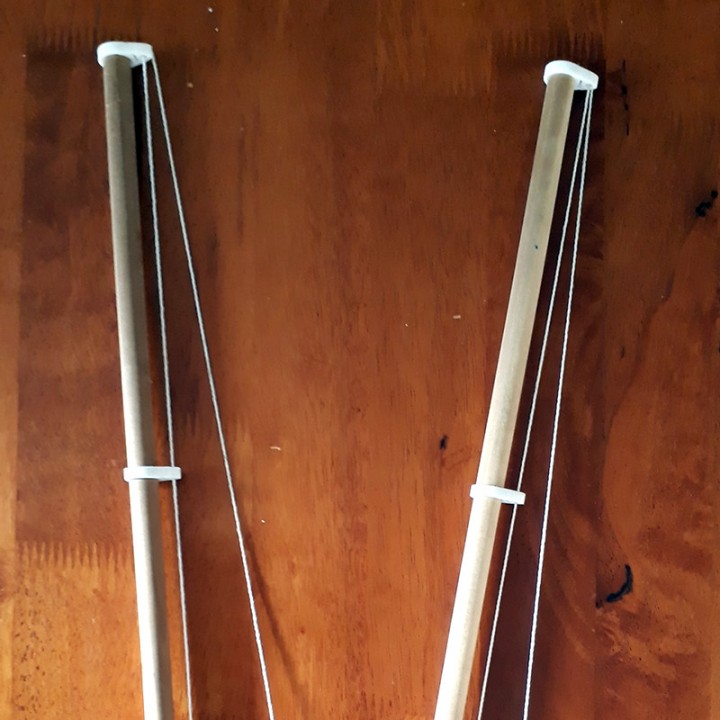 3D Printable 3D Printed Fishing Pole by Erold de Haseth