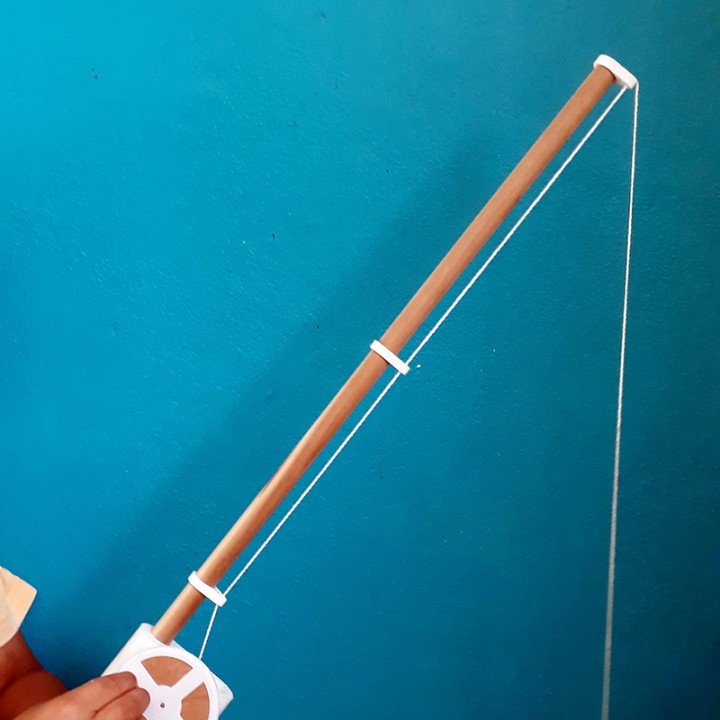 3D Printable 3D Printed Fishing Pole by Erold de Haseth