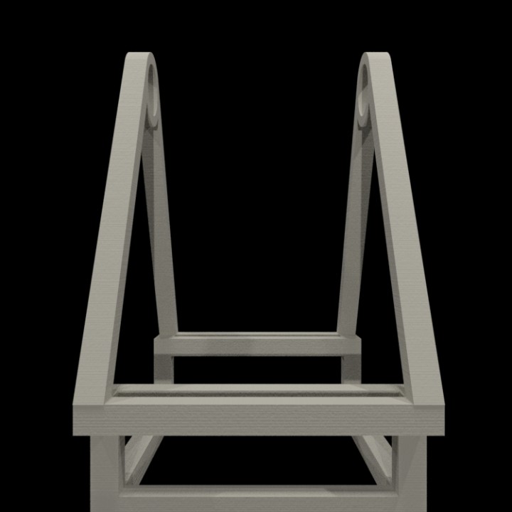 3D Printable Filament holder for shelf - Matterhackers by Harry Lunt