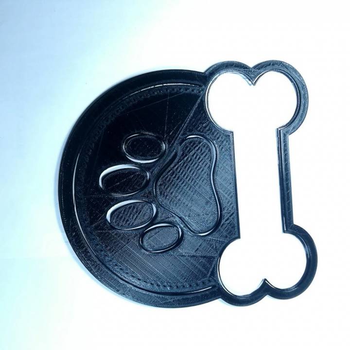 3D Printable YourGroomers.ca cookie cutter Logo by Joel Brewer