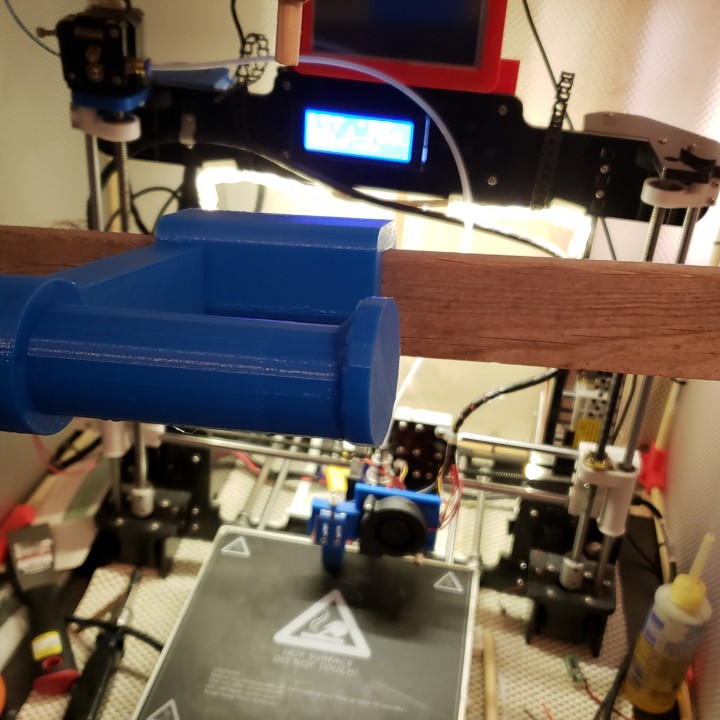 3D Printable one print Wall Spool Mount by John N Mitch Castillo