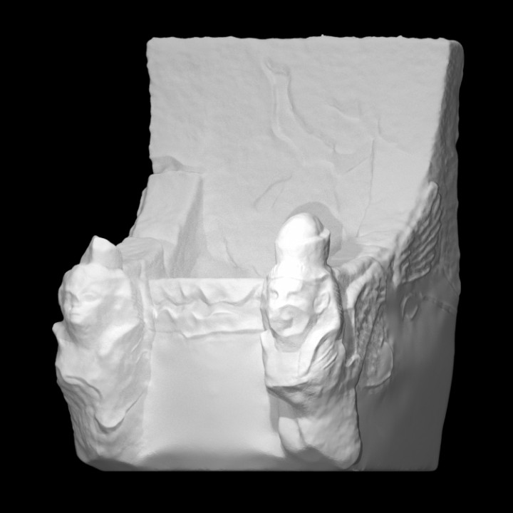 3D Printable Throne of Astarte by Scan The World