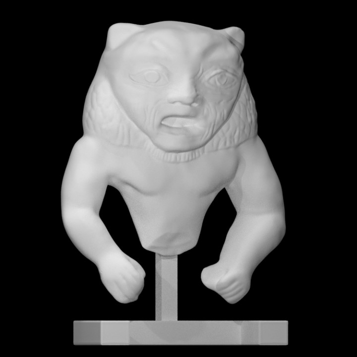 3D Printable God Bes by Scan The World
