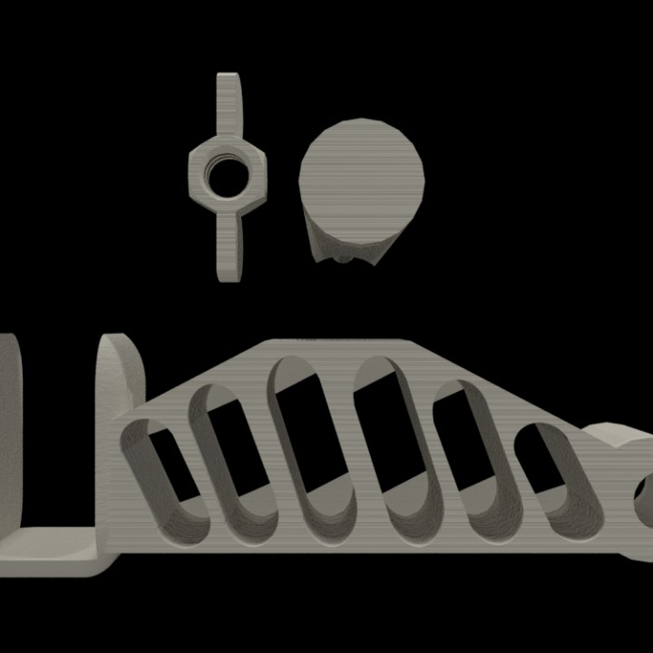 3D Printable Sliding Spool Holder by Nancy Wiechmann