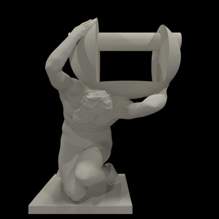 3D Printable Atlas - Spoolholder by Patrick