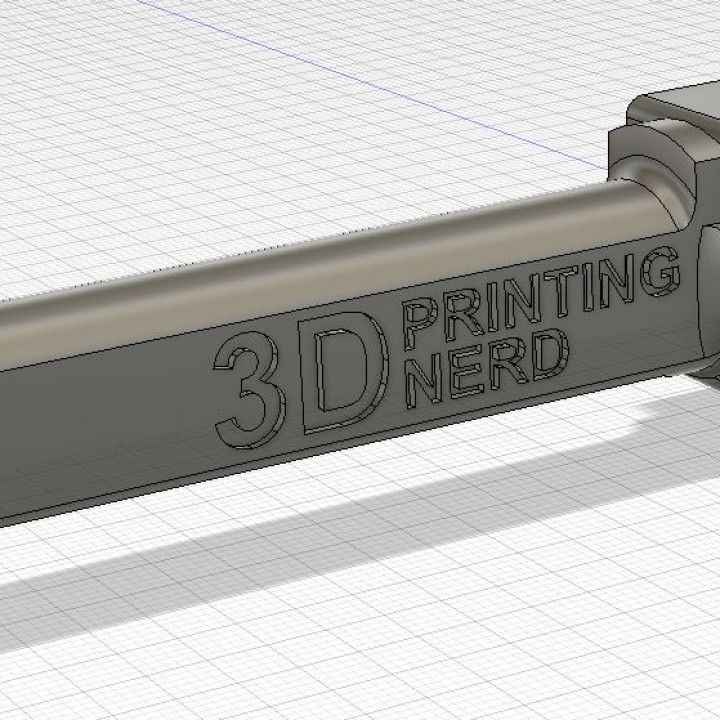 3D Printable Clip on Spool Holder for 1x.75" wood by Mark Paterson