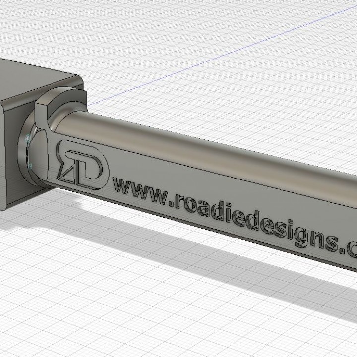 3D Printable Clip on Spool Holder for 1x.75" wood by Mark Paterson