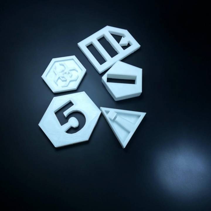 3D Printable NetRunner Tokens by Michael Pollack