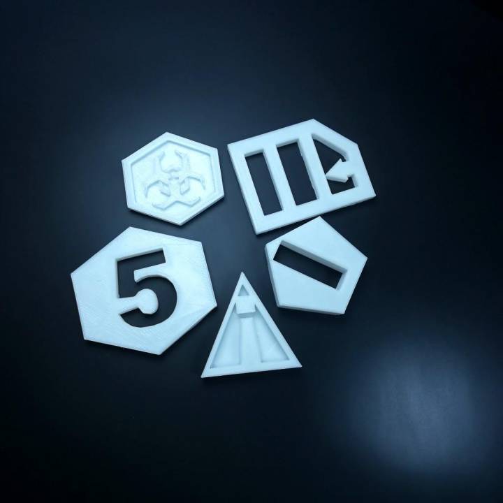 3D Printable NetRunner Tokens by Michael Pollack