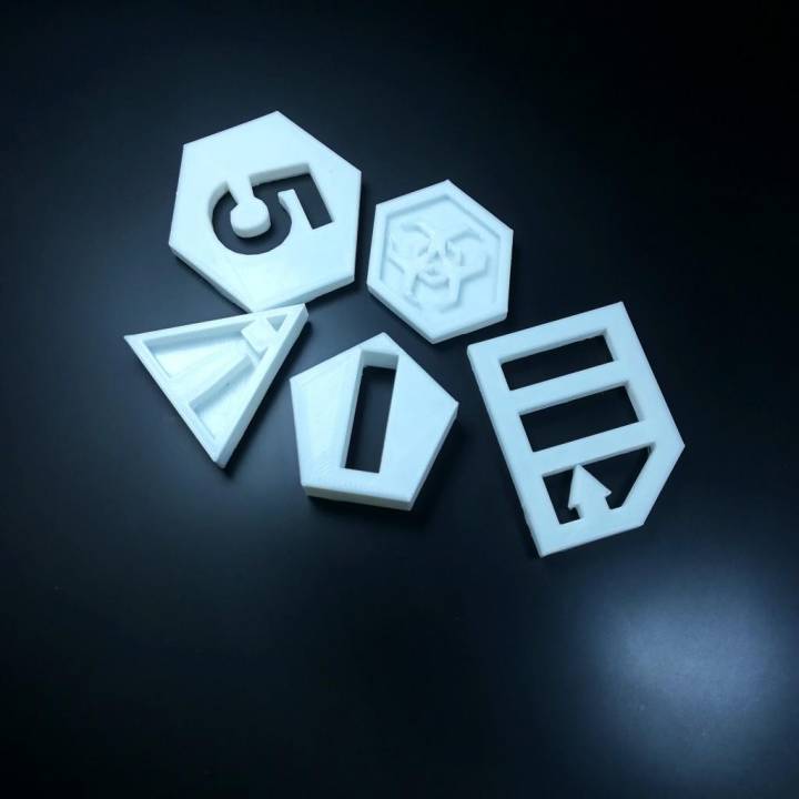 3D Printable NetRunner Tokens by Michael Pollack