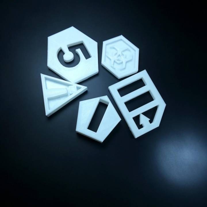 3D Printable NetRunner Tokens by Michael Pollack