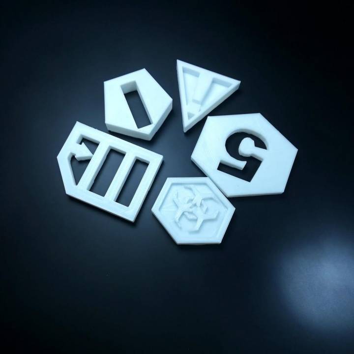 3D Printable NetRunner Tokens by Michael Pollack