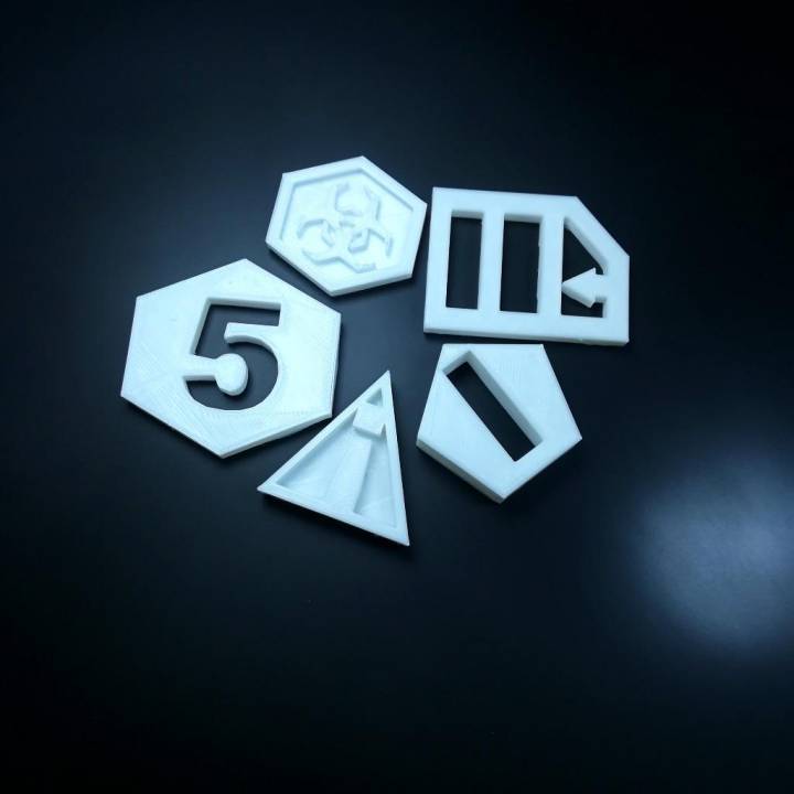 3D Printable NetRunner Tokens by Michael Pollack