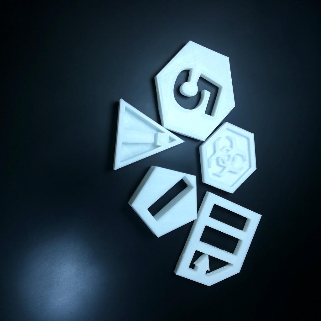 3D Printable NetRunner Tokens by Michael Pollack