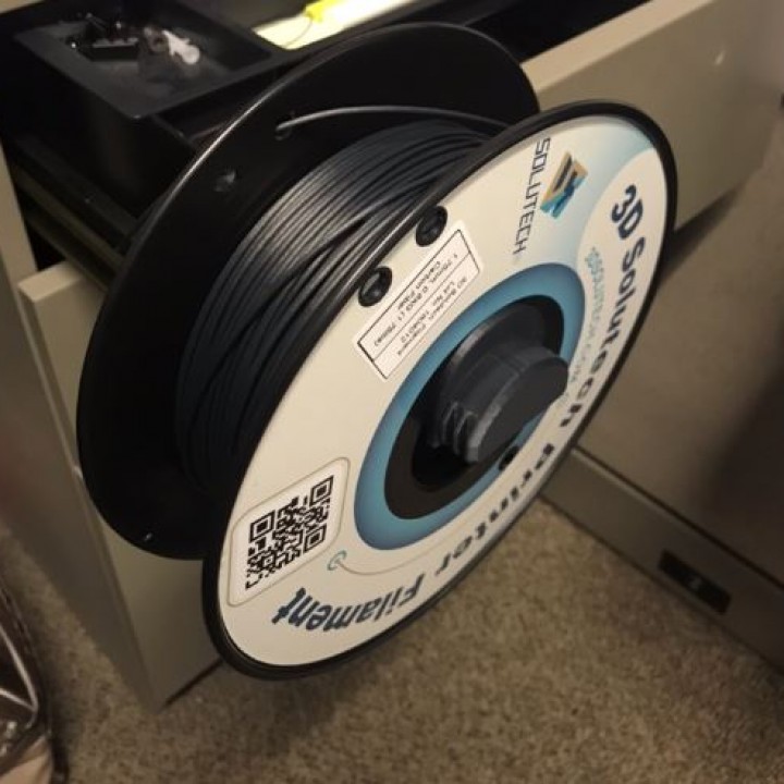 3D Printable Adjustable Filament Spool Holder by Kort Lien