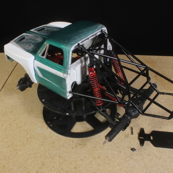 3D Printable 72 Chevy Prerunner Project Full Cage Pieces by Make It RC
