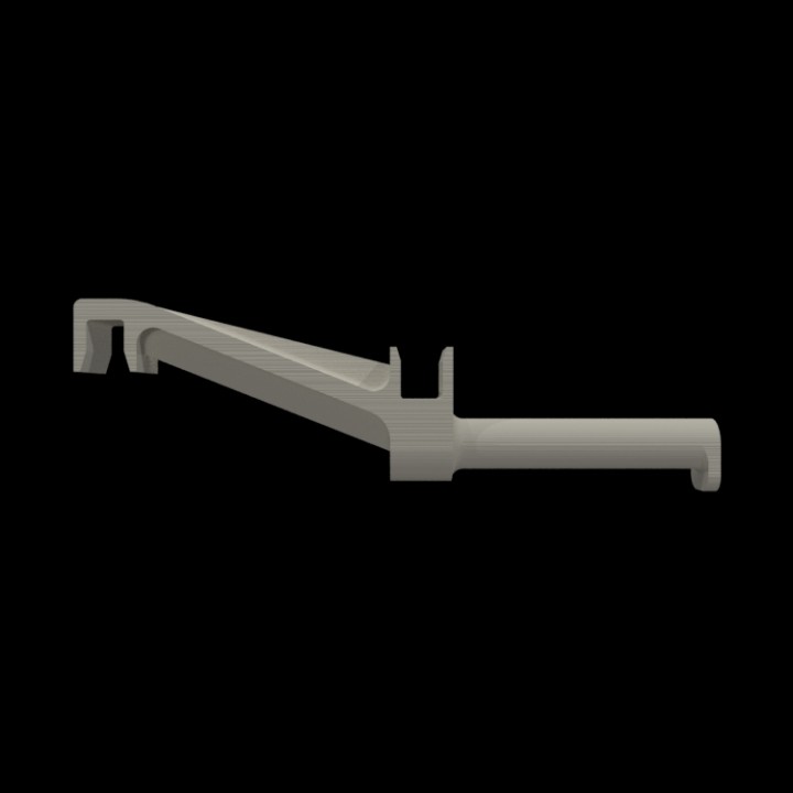 3D Printable Spool_Holder_Bracket by Michael Rayburn