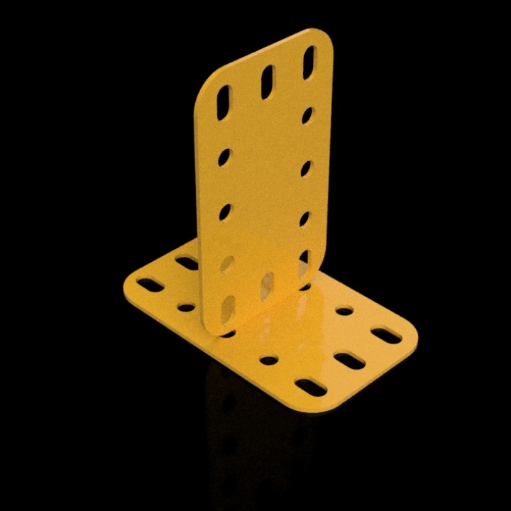 3D Printable Meccano Pocket: Crane by joe rimmer