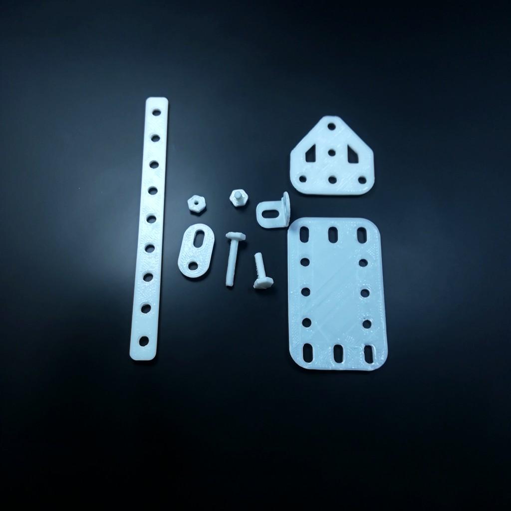 3D Printable Meccano Pocket: Crane by joe rimmer