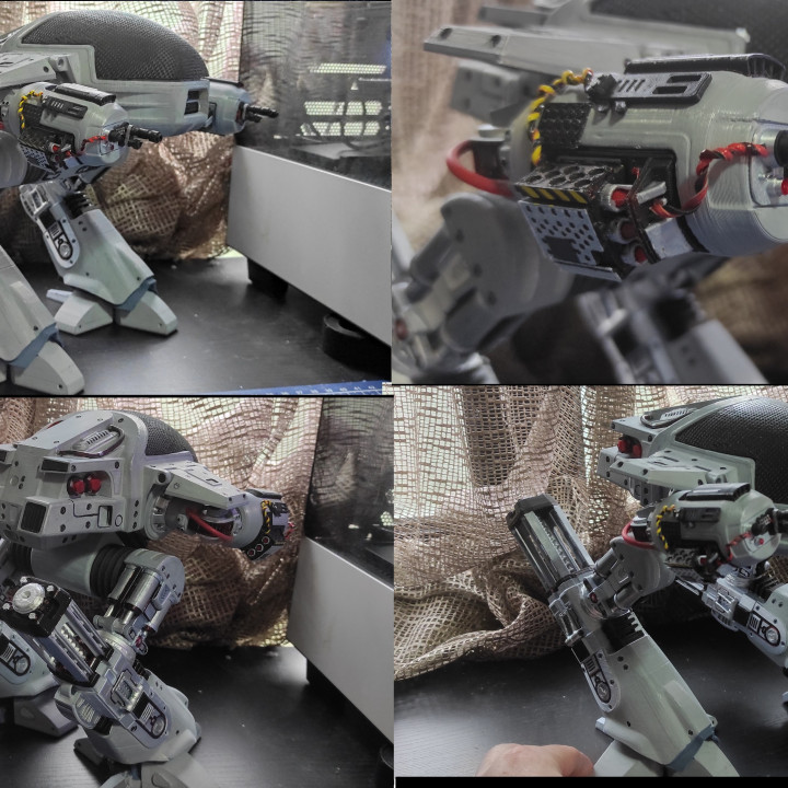 3D Print of Ed 209 Modified by Ozzymuppet