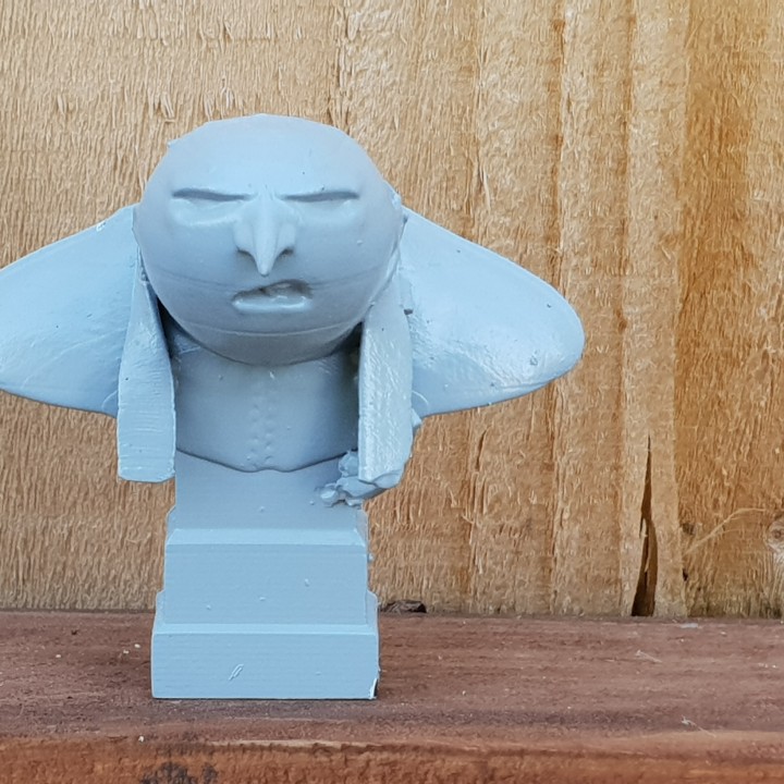 3D Printable Gru from Despicable Me by Saxon Fullwood