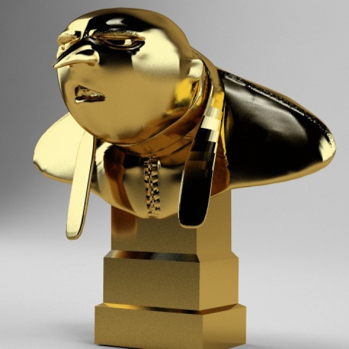 3D Printable Gru from Despicable Me by Saxon Fullwood