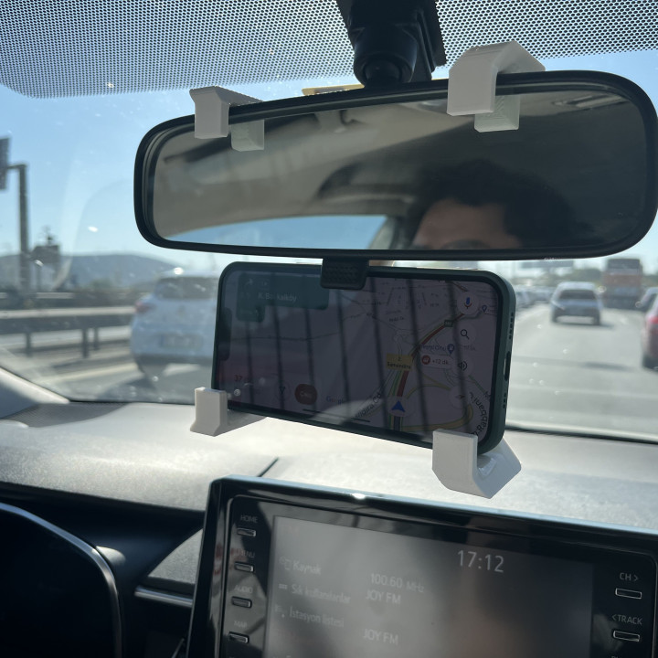 3D Print of GPS rear-view mirror support by emreisk