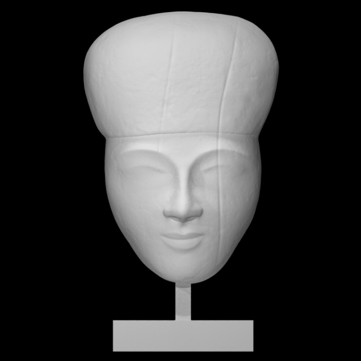 3D Printable A wooden mummy mask by Scan The World