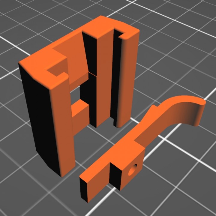 3D Printable Cygolite Metro Handlebar Bracket Clip Replacement by Sean ...