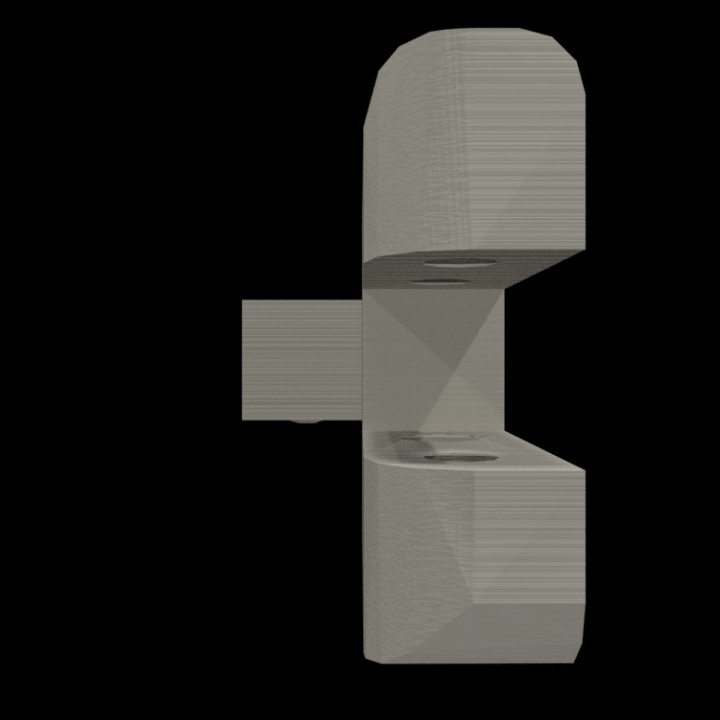 3D Printable Slidable and foldable Spool Holder by Belmar Bulahan