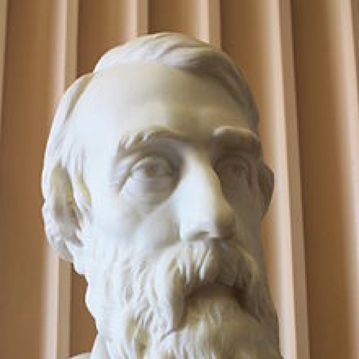 3D Printable Bust of John Goodsir by Anatomical Museum