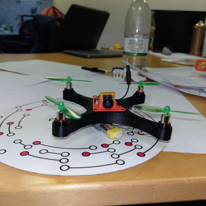 3D Printable BeeBrain V2 mini drone Full kit by Alex Soghomonian