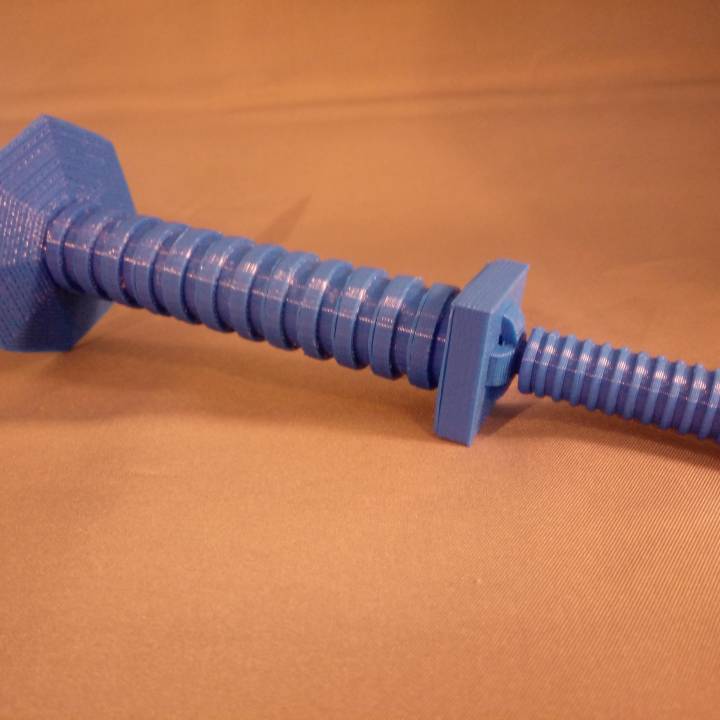 3D Printable letter opener and base by dustin habich