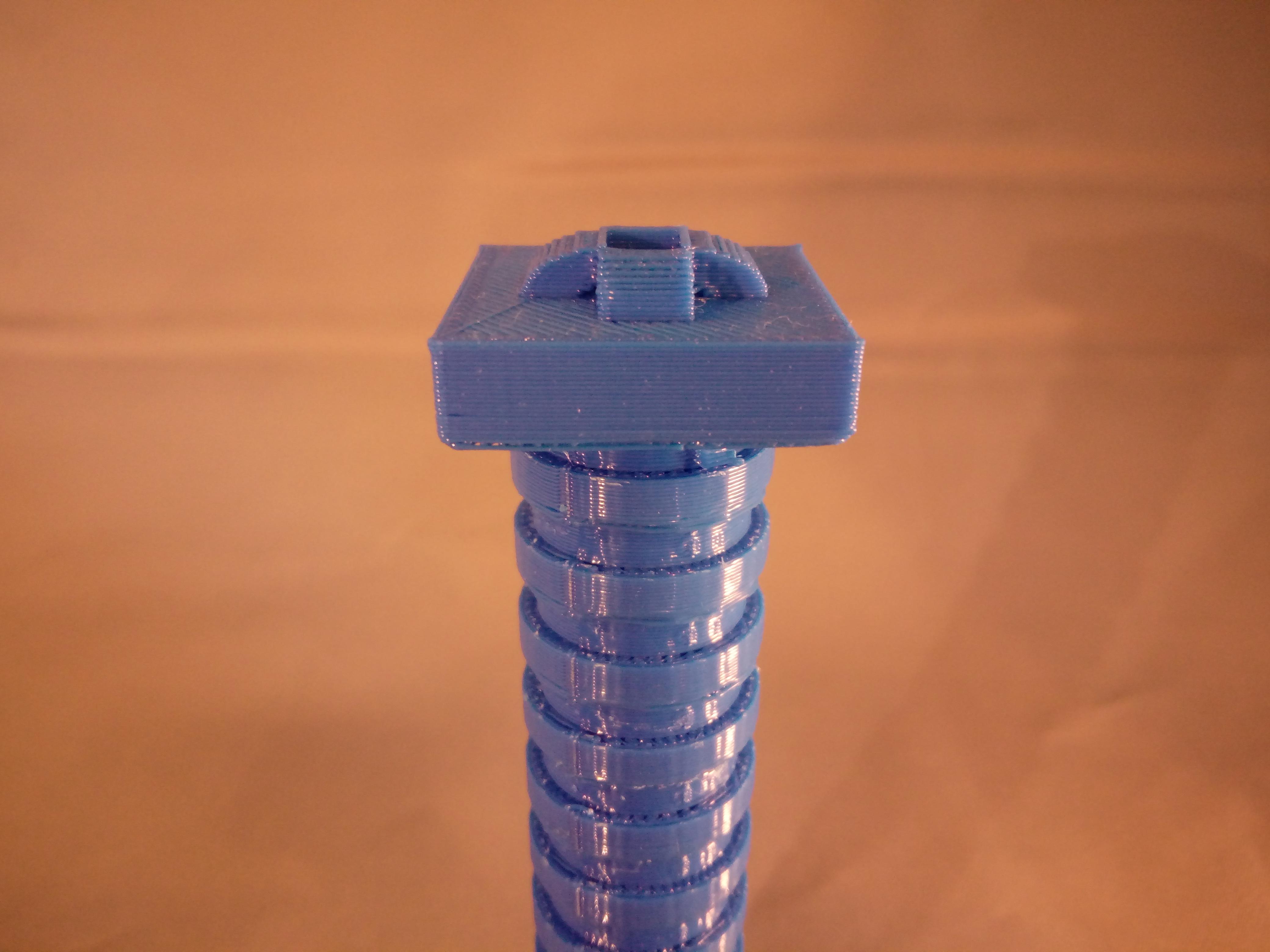 3D Printable letter opener and base by dustin habich