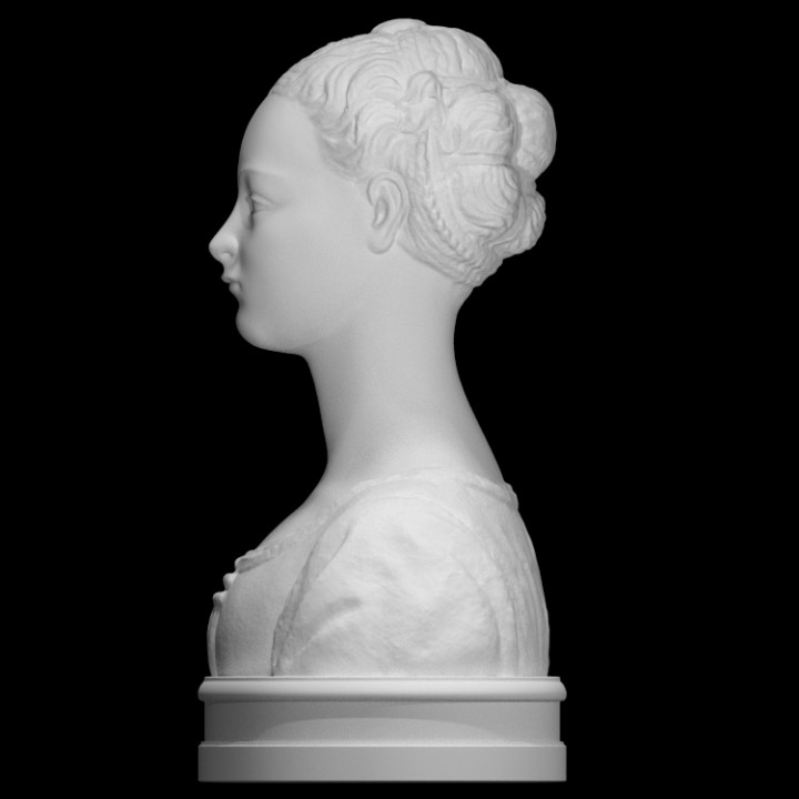 3D Printable Bust of a Woman by Scan The World