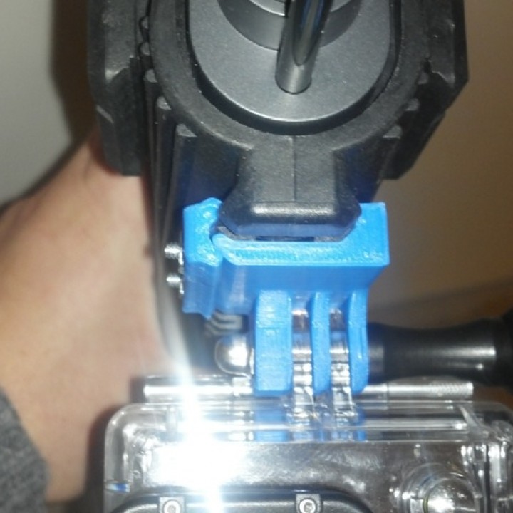 3D Printable Gopro Mount for Picitiny rails by Kai Busfield