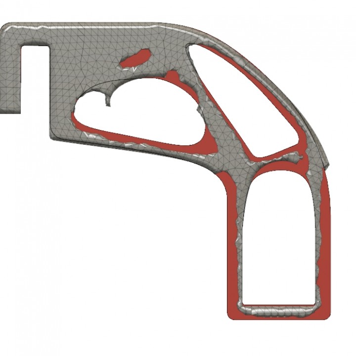 3D Printable Topology Optimized Spool Holder by Peter