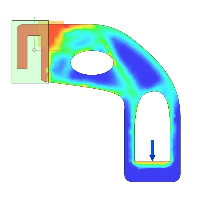 3D Printable Topology Optimized Spool Holder by Peter