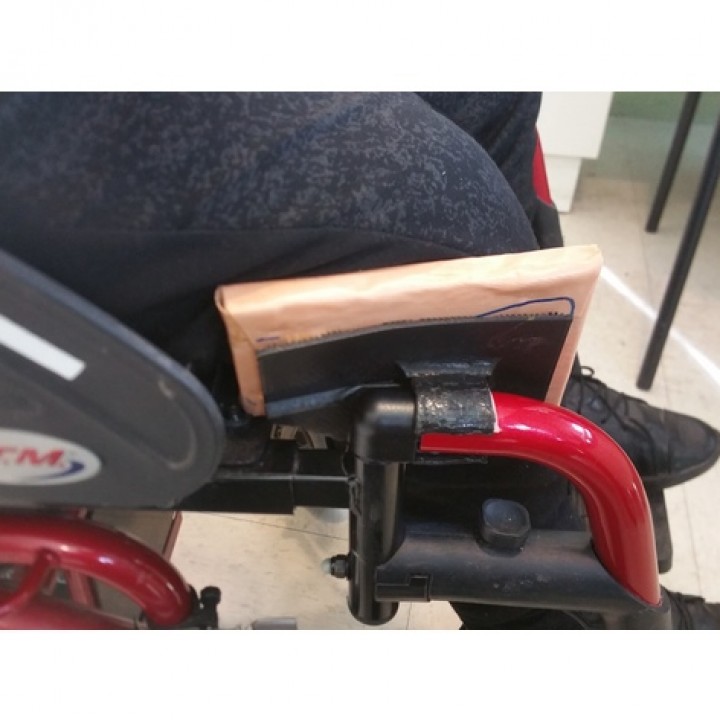 3D Printable Lateral Leg support for Wheelchair by Gabriela Alejandra ...